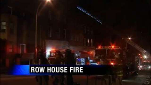 Firefighters tackle row house fire in Pittsburgh's Hill District | WPXI
