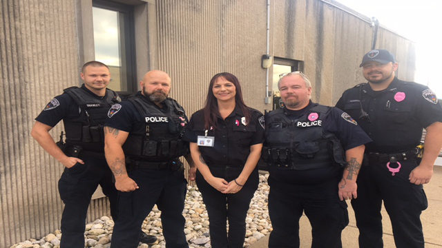 N. Versailles police show support for dispatcher's breast cancer battle ...