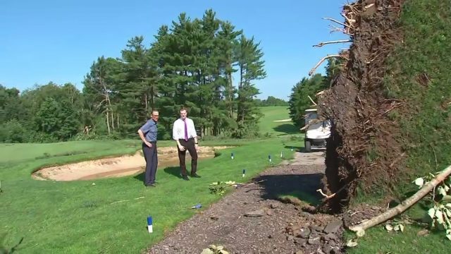 QUICKSILVER GOLF CLUB DAMAGE: Microburst caused damage that closed golf ...