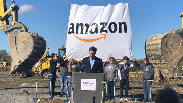 AMAZON PITTSBURGH: Amazon breaks ground on new fulfillment center in ...